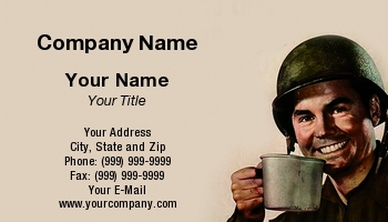Army Business Cards