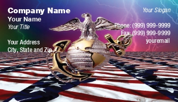 Marine Corps Business Cards