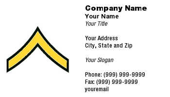 Army Enlisted Rank Insignia