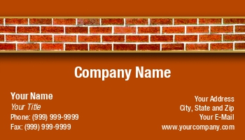 Brick Business Cards