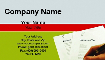 Receptionist Clerk Business Cards