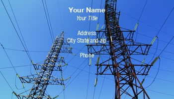 Utilities Business Cards