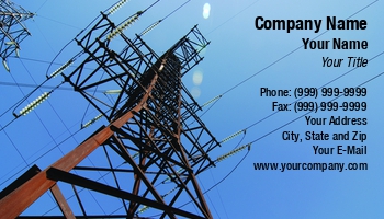 Utilities Business Cards