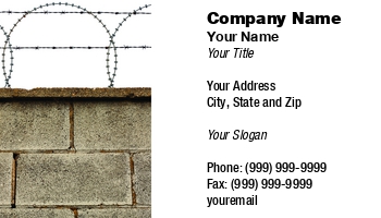 Homeland Security Business Cards