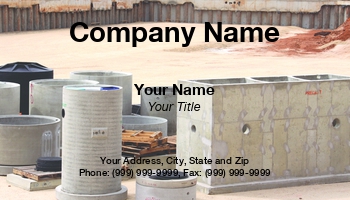 Septic Systems Business Cards