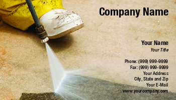 Janitor Business Cards