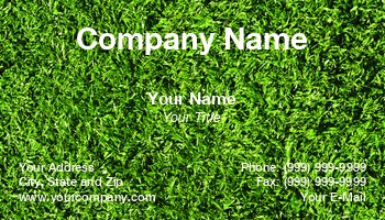 Turf Business Cards