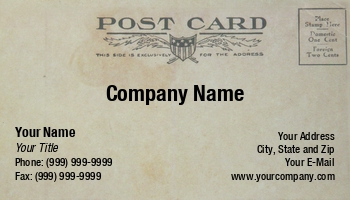 Postal Service Business Cards
