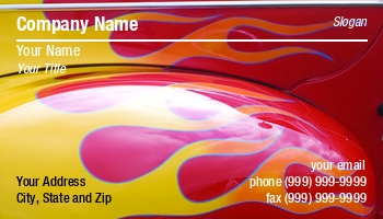 Hot Rod Business Cards
