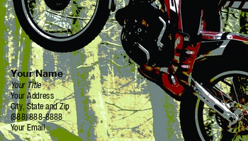 Motorcycles Business Cards