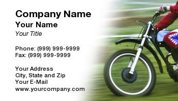 Motorcycles Business Cards