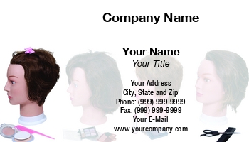 Wig Designer Business Cards