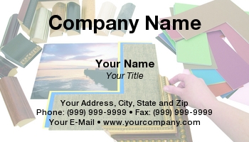 Picture Framing Service Business Cards