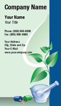 Visiting Card Design For Homoeopathic Doctors