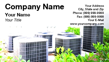 Air Conditioning Mechanic Business Cards