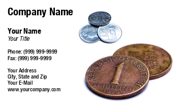 Coin Dealers & Collectors Business Cards