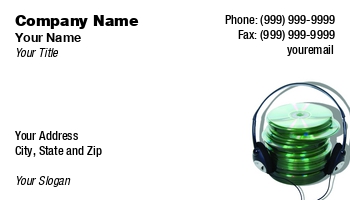 CD ROM Packaging Business Cards