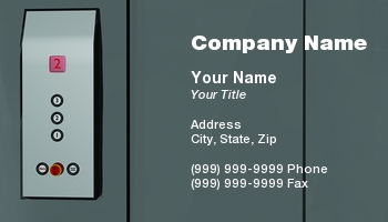 Elevator Installation and Repair Business Cards