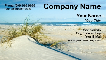 Beach Business Cards