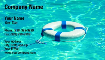 Lifeguard Business Cards