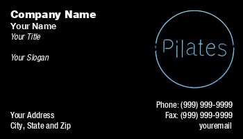 Pilates Business Cards