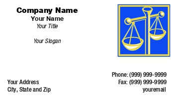 Paralegal Business Cards