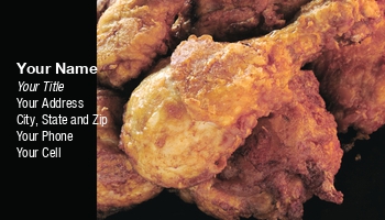 Fried Chicken Business Card
