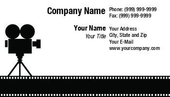 Videography Business Cards