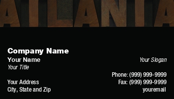 Typesetting Business Cards