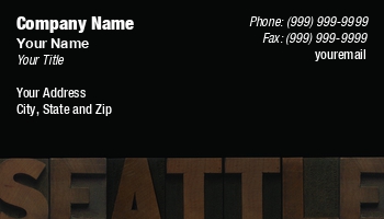 Typesetting Business Cards