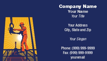Geologic Drilling Business Cards