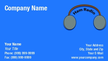 Ham Radio Operator Business Cards