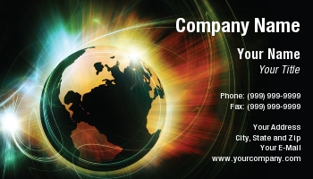 Earth Business Cards