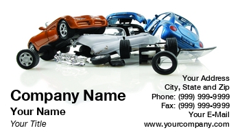 Wrecking Yard & Salvage Yard Business Cards