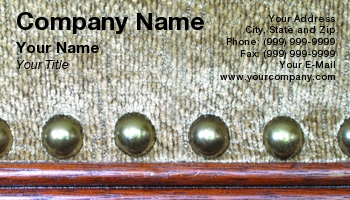 Upholstery Business Cards