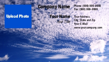 Meteorologist Business Cards
