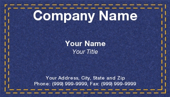 Jeans Business Cards