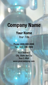 Chemistry Teacher Business Cards