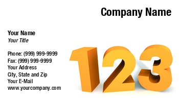 Math Teacher Business Cards