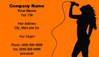 Singing Telegrams Business Cards