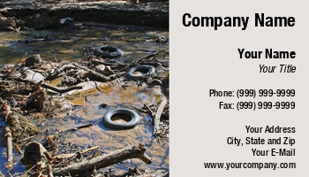 Waste Management Business Cards