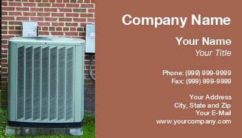 AC Mechanic Business Cards