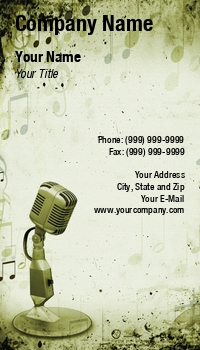Recording Studio Business Cards