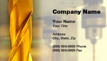 Geologic Drilling Business Cards