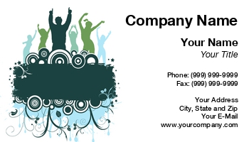 Night Club Business Cards