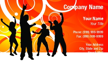 Concert Venues Business Cards