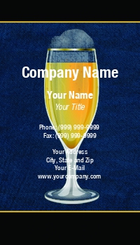 One Free Drink Business Cards