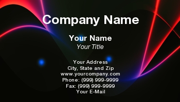 Theatrical Lighting Business Cards