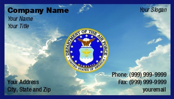 Air Force Business Cards : Page 11 of 26