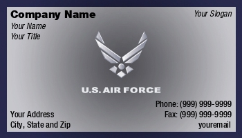 Air Force Business Cards : Page 11 of 26